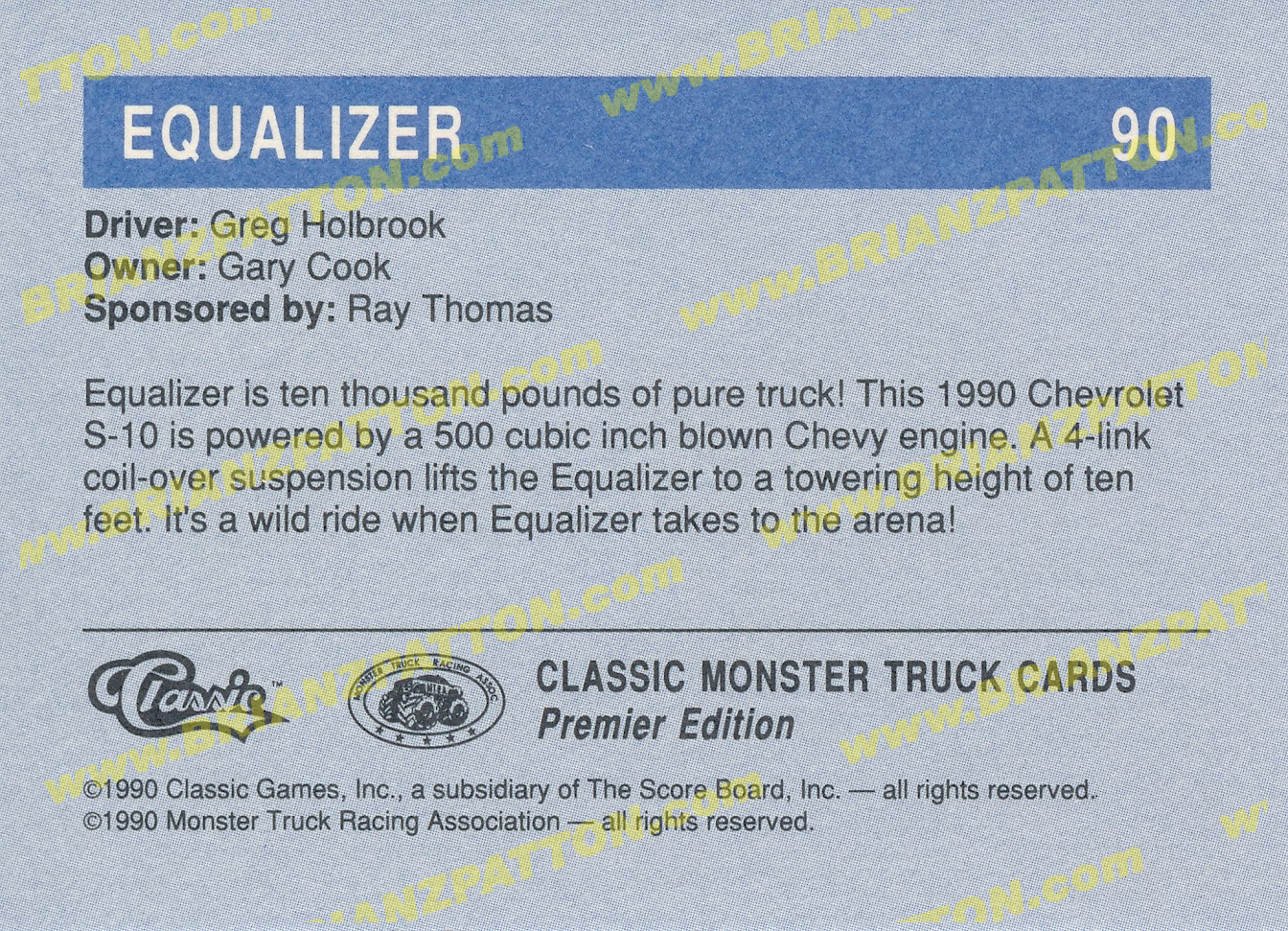 1990 Classic - Brian Z. Patton